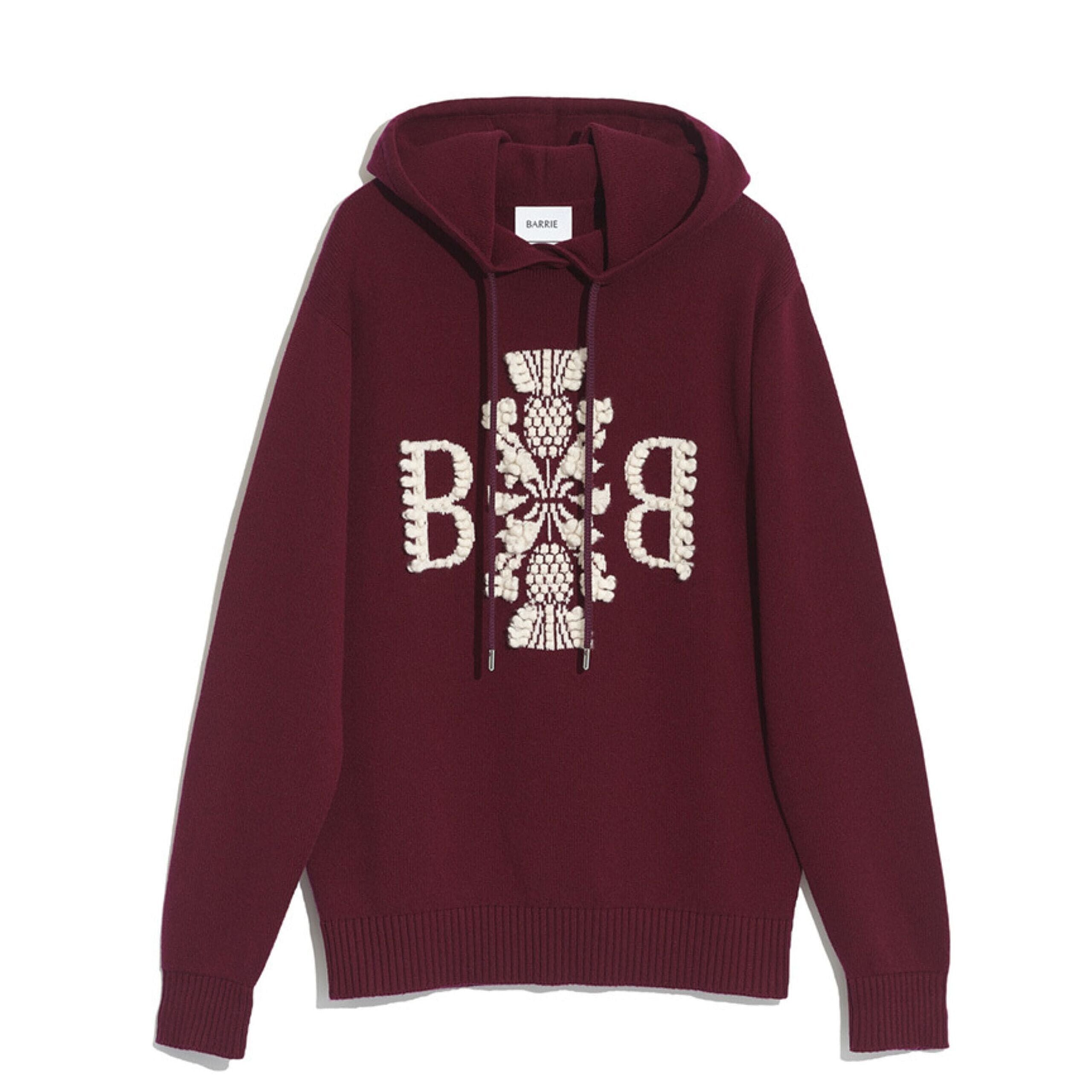 Cardigan in cotton with a cashmere B logo – Barrie